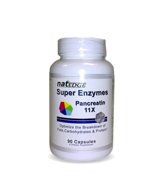Super Digestive Enzymes Pancreatin 11X, 90 Capsules - Spring Street ...